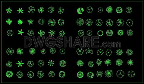 40 Trees Autocad Blocks Free Download