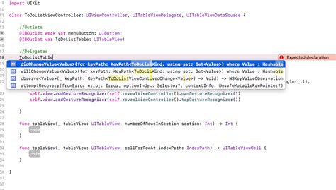Ios Why Can I Not Call My IBOutlet So That I Can Make It A Delegate In XCode 9 3 Stack Overflow