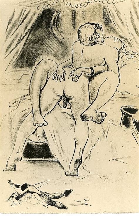 Lot Vintage Antique Erotic Postcard Collectible