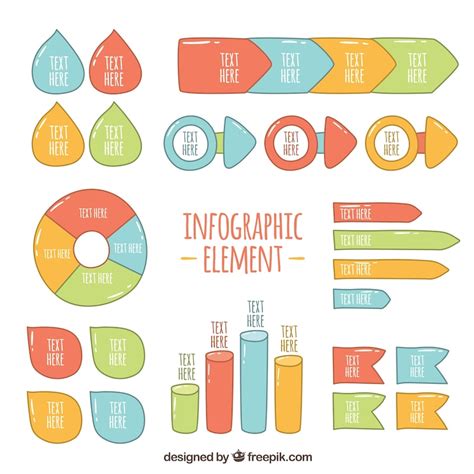 Infographic And Diagram Design Elements Vector Set 74 Infographic