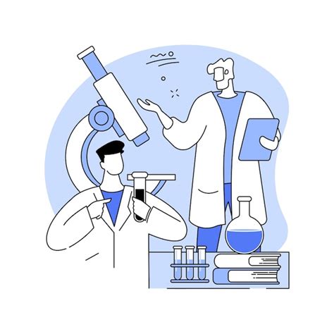 Premium Vector Laboratory Course Isolated Cartoon Vector Illustrations