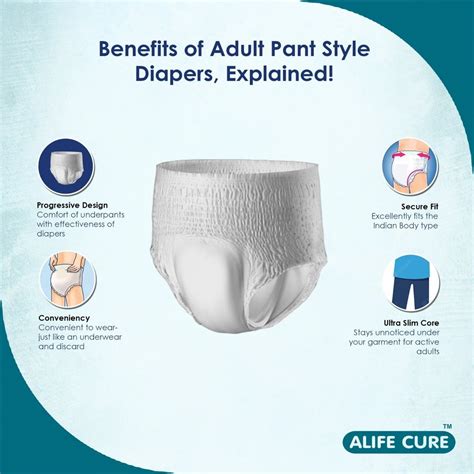 Pull Ups Alife Cure Pant Style Overnight Disposable Adult Diapers