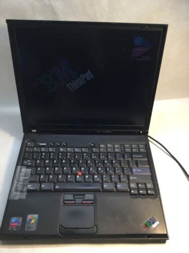 Ibm Thinkpad T41 14 Laptop Intel Centrino Boots Missing Key Mz Ebay