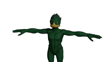 wip re modelling nuke duck em for my short film adding clothes this