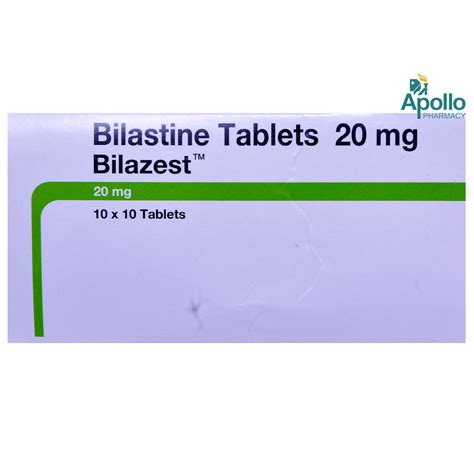Bilazest 20 Tablet Uses Side Effects Price Apollo Pharmacy