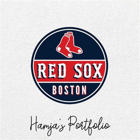 Boston Red Sox Logo Vector Set Masterbundles