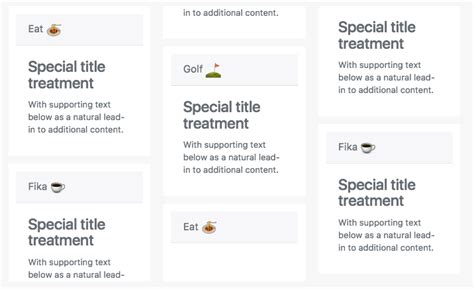 Twitter Bootstrap Use Card Columns Without Masonry Effect Stack Overflow