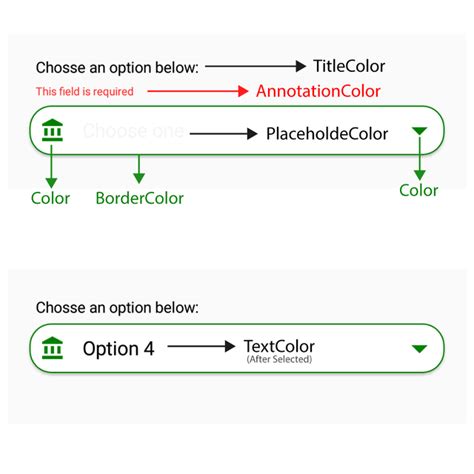 Dropdown Coloring Enisn Xamarin Forms InputKit Wiki GitHub
