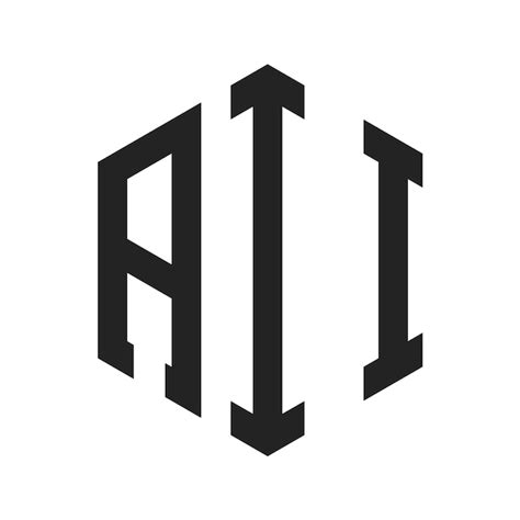 Premium Vector Aii Logo Design Initial Letter Aii Monogram Logo Using