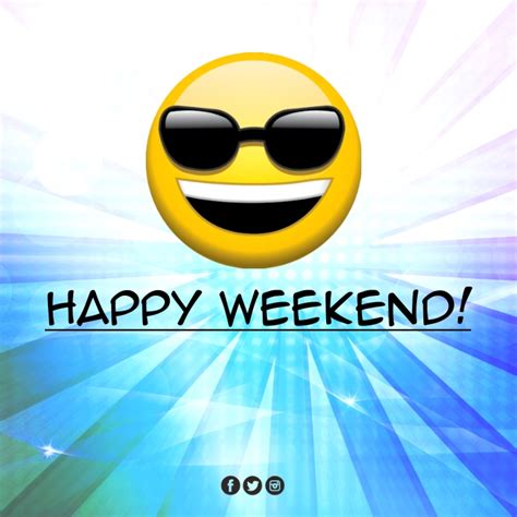 Happy Weekend Template Postermywall