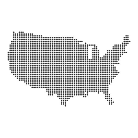 Map With Dot Royalty Free Vector Image VectorStock