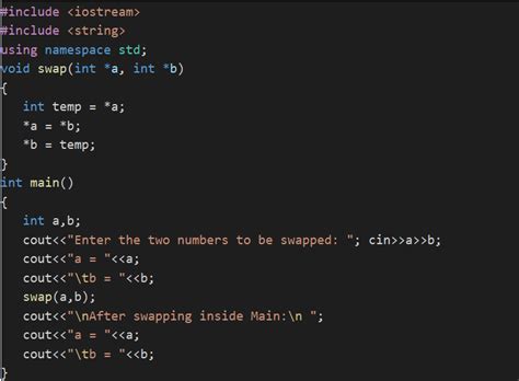 Passing Parameters To A Function In C