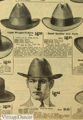 1920s Mens Fedora