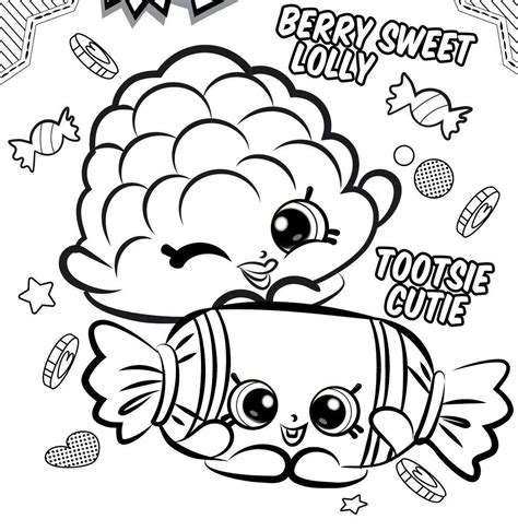 Shopkins Printable Color Pages Educational Printable Activities