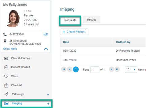 Creating Imaging Requests Clinic To Cloud