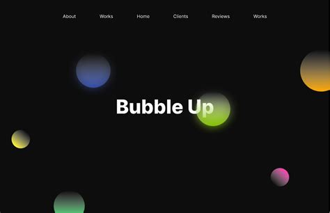Interactive Bubble Hover Prototype Figma