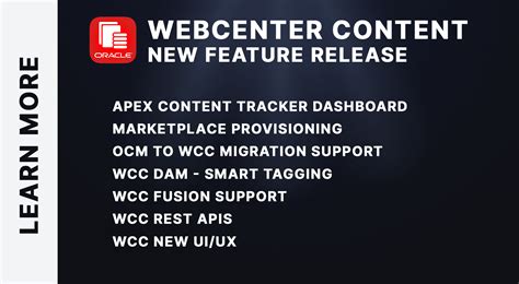 Exciting Updates Oracle Webcenter Content Cloud May Release