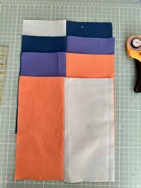 Four Random Blocks Stack And Cut Four Times Janome