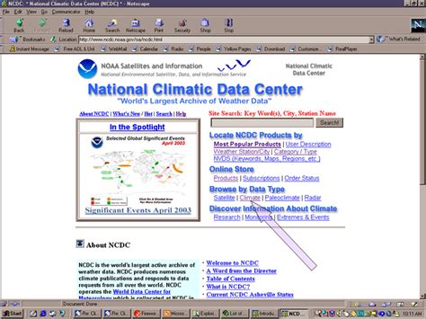 Climate Data Ncdc Source