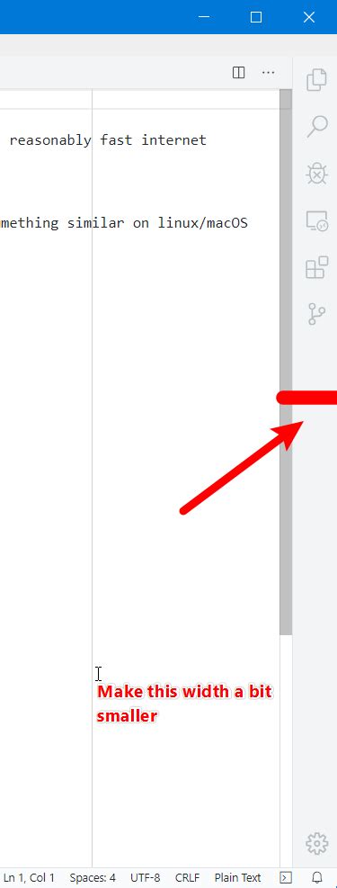 Decrease Activity Bar Size Issue Microsoft Vscode GitHub