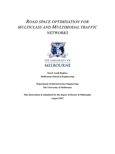 Saeed Phd Thesis Unimelbaug2017 Pdf Linear Programming Public