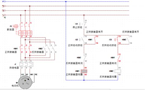 电机正反转电路工作原理电机自动正反转电路 西门子贝得电机