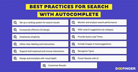 Autocomplete Suggested Search Best Practices
