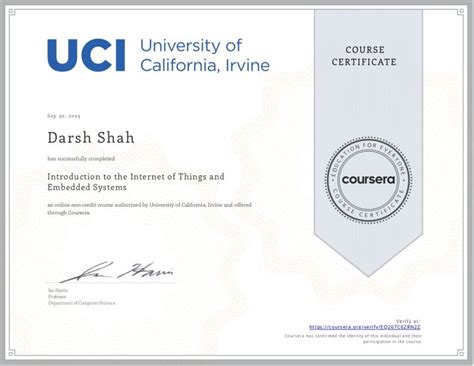 Completed Iot Course By Coursera Darsh Shah Posted On The Topic