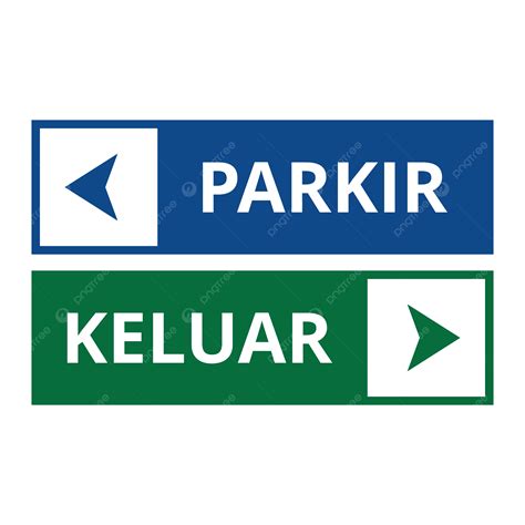 Parking And Exit Signage PNG Vector PSD And Clipart With Transparent Background For Free