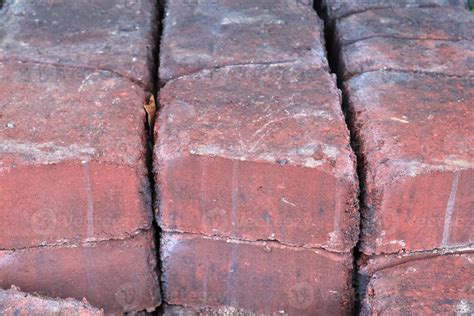 Detailed Close Up Texture On Structured Floor Tiles On The Ground