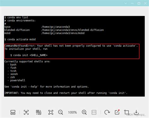 Conda Activate Commandnotfounderrorcommandnotfounderror Deactivate Is Not A Conda C Csdn博客