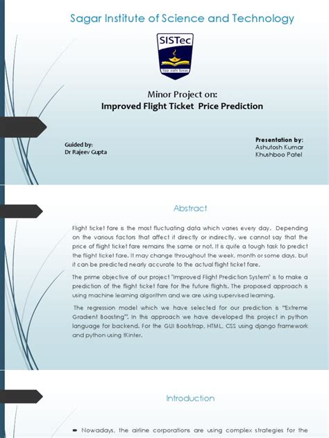 flight price prediction prediction mathematical model