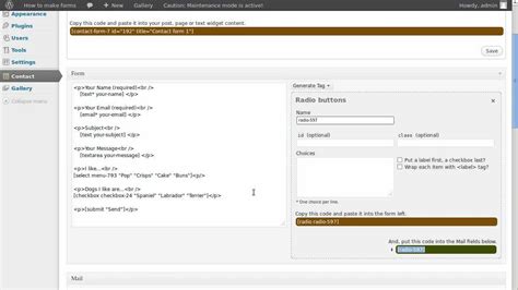 contact form 7 all the basics youtube