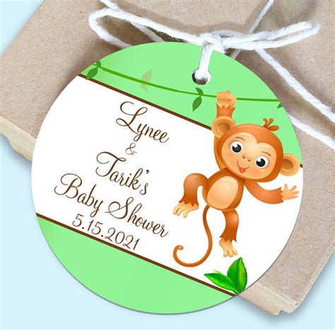 Monkey Theme Favor T Tags The Brat Shack Party Store