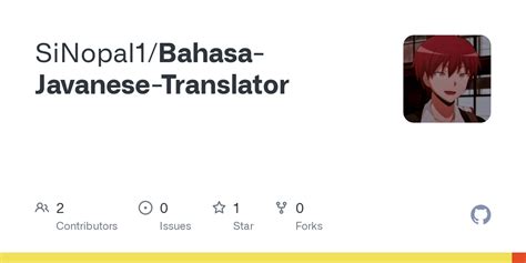 Github Sinopal1 Bahasa Javanese Translator