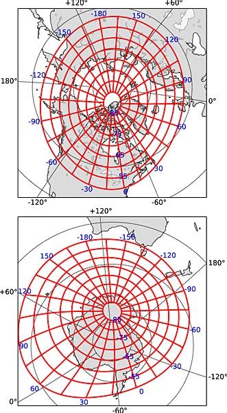 Quasi Dipole Coordinates Based On The Igrf 2010 Coefficients Plotted On