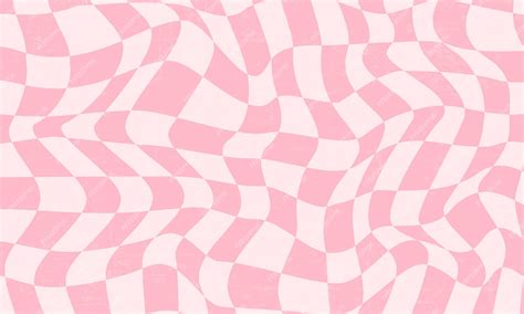 Premium Vector Checkerboard Background In Pink Colors Retro Groovy