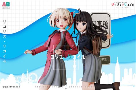 ABsinthe Studio Lycoris Recoil Chisato Nishikigi And Inoue Takina