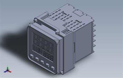 控制器继电器输出 SOLIDWORKS 模型图纸下载 懒石网
