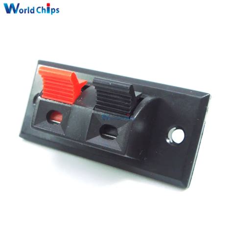 PCS Terminal Speaker Connector Plate Way Spring Push Release Connector Speaker Terminal