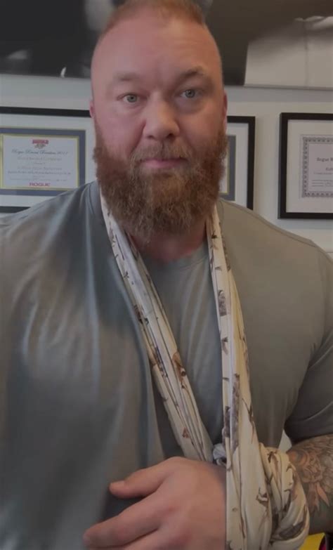Game Of Thrones Star Hafthor Bjornsson Tears Pec Muscle