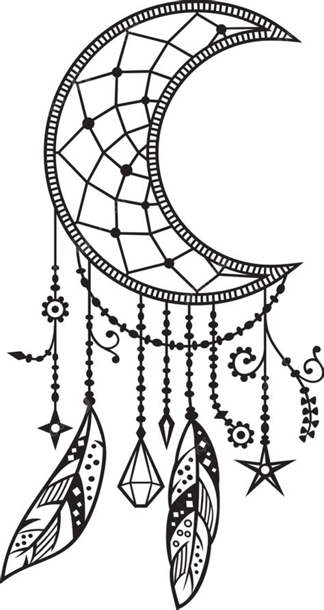 깃털 달린 만다라 달 드림캐쳐 아라비아 말 문화 깃 Png 일러스트 및 벡터 에 대한 무료 다운로드 Pngtree