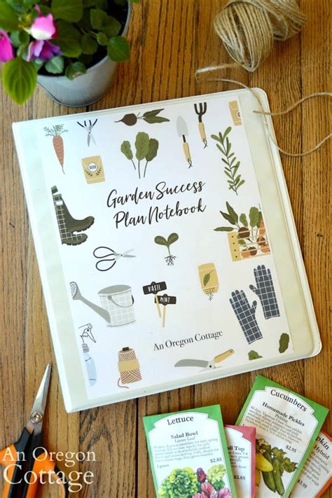 Free Garden Notebook Journal For Your Best Garden Yet An Oregon Cottage