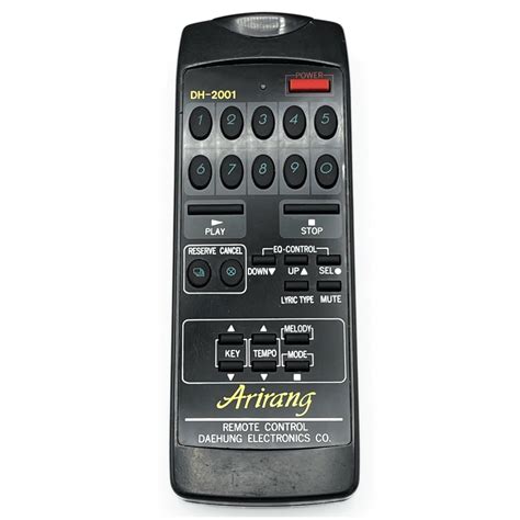 Daehung Arirang Dh 2001 Vietnamese Karaoke Dvd Player Remote Control Ebay