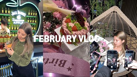 February Vlog L 잭다니엘 더현대 팝업스토어 🍏 언박싱 잭애플 굿즈 무음 가방 And 실버 파우치 졸업 선물ㅣ20