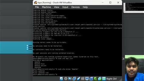 Instalasi Linux Ubuntu Beserta Webserver Akses Client Server Serta