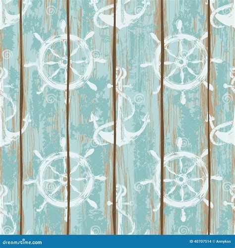 Boards Of Ship Deck Seamless Pattern Stock Vector Illustration Of Board Hardwood 40707514