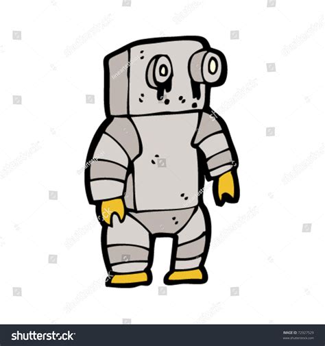 Rusty Old Robot Cartoon Stock Vector Illustration Shutterstock