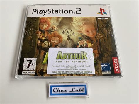 Arthur Et Les Minimoys Promo Press Sony Playstation Ps2 Pal Eur