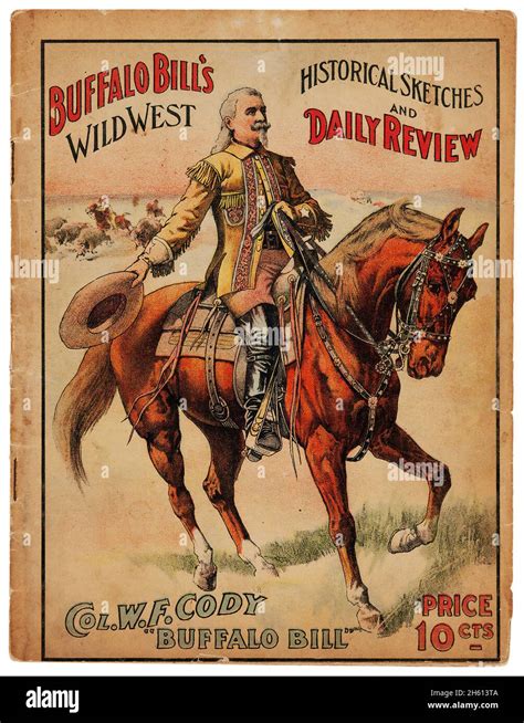 Buffalo Bill Cody Wild West Show Banque Dimages Détourées Alamy